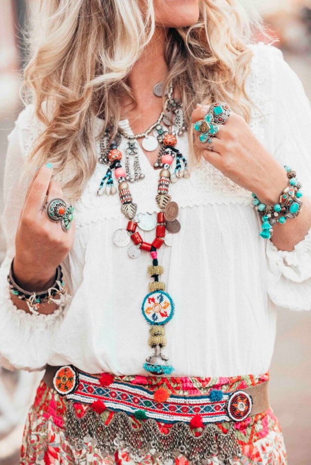 Bohemian Ibiza skirt that you just need to have this summer!